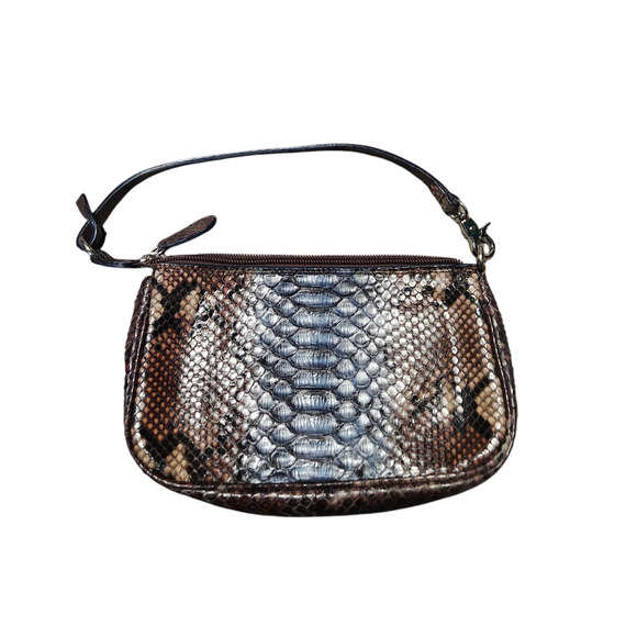 Ghibli | Bags | Ghibli Snakeskin Pochette Bag | Poshmark